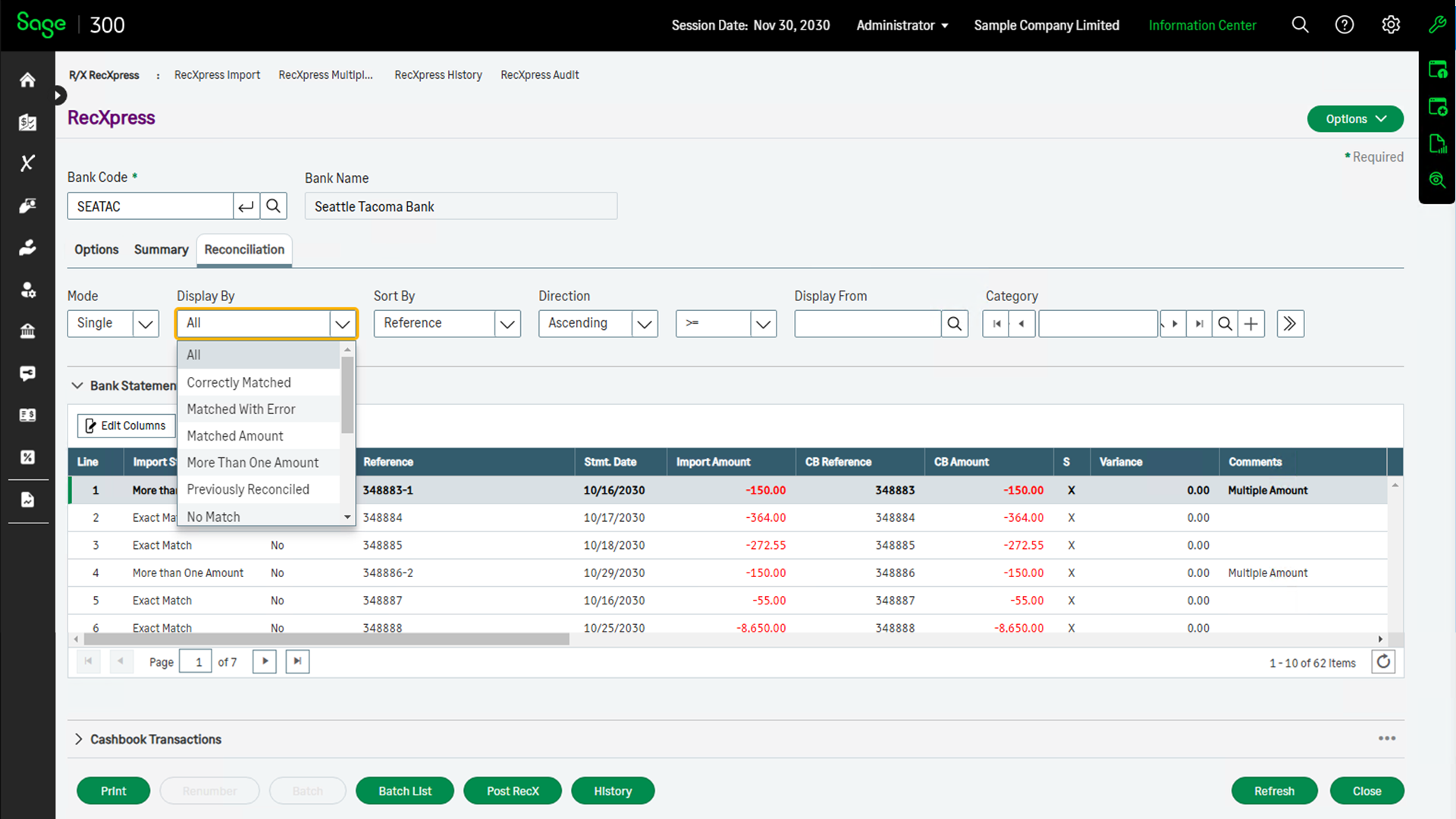 RecXpress - The Fastest Way To Reconcile Your Bank Account - Peresoft ...